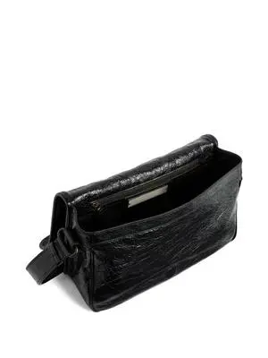Balenciaga Small Le City Flap Messenger Bag - Black