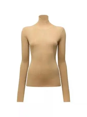 Another Tomorrow Rib-knit Turtleneck Sweater
