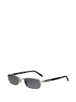 FIVEFOURFIVE Rectangle Frame Sunglasses - Silver