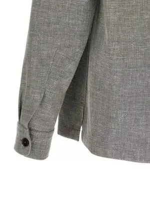Zegna Crossover Mélange-effect Shirt