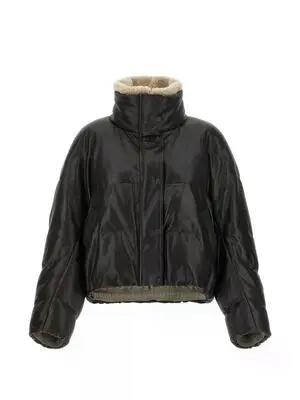 Brunello Cucinelli Quilted Leather Jacket
