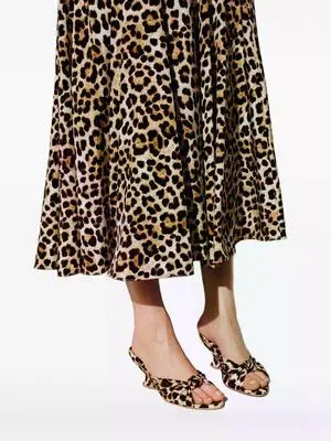 LOEFFLER RANDALL Marsy Leopard-print Wedge Sandals