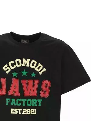 JAWS Scomodi Logo Print T-shirt