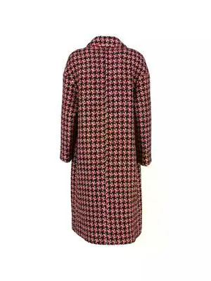 Ermanno Scervino Houndstooth Single-breasted Coat
