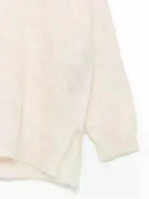 D.exterior Side-slit Sweater