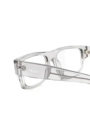 Prada Rectangle-frame Glasses - Grey