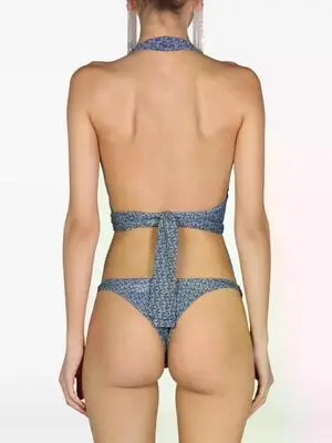 Magda Butrym Halterneck Bikini With Cut-out Detail