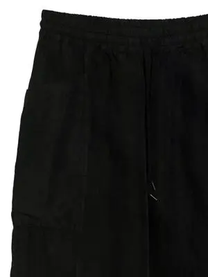 Comme Des Garçons Drawstring Elasticated-waist Trousers - Black