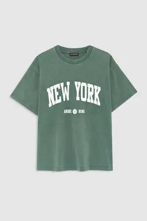 ANINE BING Cade Tee New York University - Cilantro