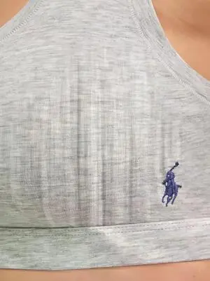 Polo Ralph Lauren Logo-embroidered Scoop-neck Bra