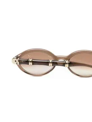 Gucci Geometric Frame Sunglasses