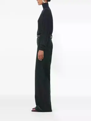 Another Tomorrow Fine-knit Turtleneck Long-sleeve Top