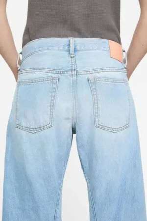 Acne Studios Light Wash Wide-leg Denim Trousers