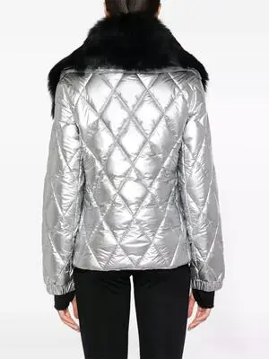 Palm Angels Reflective Quilted Ski Jacket