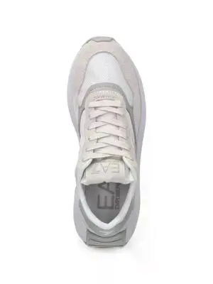 EA7 Logo Patch Panelled Sneakers