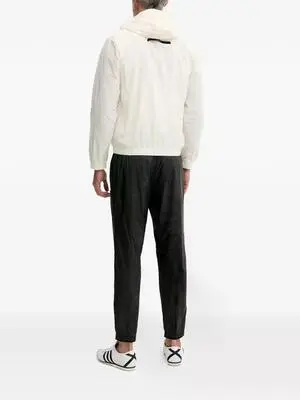 EA7 Grid-pattern Track Pants