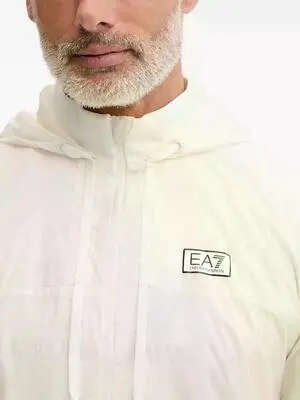 EA7 Grid-pattern Track Pants