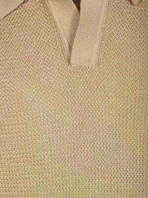 Zegna Waffle-knit Polo-collar T-shirt