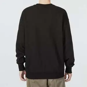 PUMA Team Crew Logo Sweatshirt 'black Green