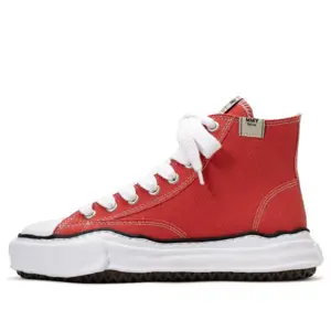 Mihara Yasuhiro Peterson Og Sole Canvas High-top Sneakers - Orange/white