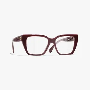 Chanel Butterfly Eyeglasses - Burgundy