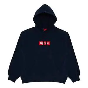 Supreme Supreme Box Logo Hoodie FW24 Navy