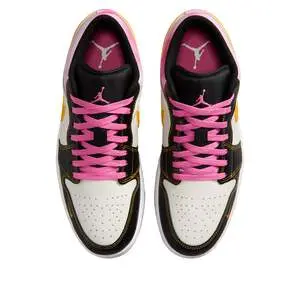 JORDAN 1 Low Se Sneakers - Black/sail/pinksicle