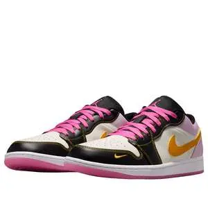 JORDAN 1 Low Se Sneakers - Black/sail/pinksicle