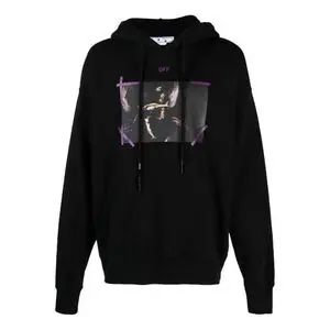 Off-White Ss23 Black Carvaggio Cotton - Black/orchid