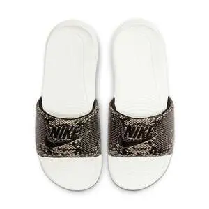 Nike Victori One Printed Slide Snakeskin - White