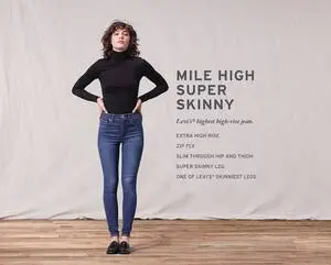 LEVI'S Mile High Super Skinny Jeans