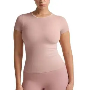 Nike X Skims Ribbed Seamless Baby T-shirt - Himalayan