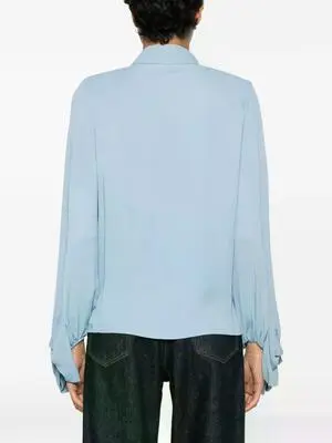 Elisabetta Franchi Chain Detail Long Sleeve Blouse