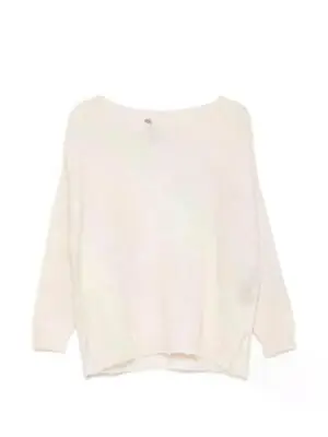 D.exterior Side-slit Sweater