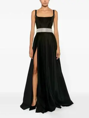 ALESSANDRO LEGORA Crystal-embellished Maxi Dress