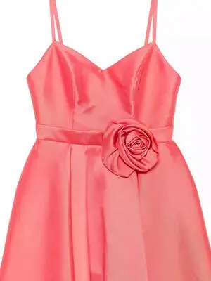 ALESSANDRO LEGORA Flower Embellished Mini Dress