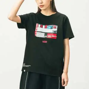 VANS Off The Wall" Graphic Print Short Sleeve Crewneck T-shirt