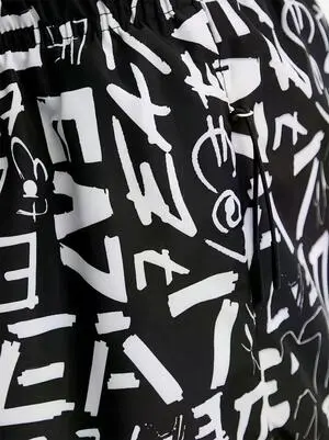 EA7 Graphic Print Swim Shorts