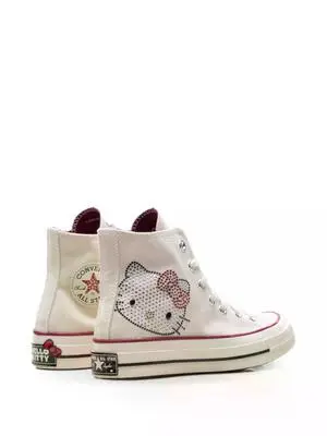 CONVERSE X Hello Kitty Chuck 70 Embellished Sneakers