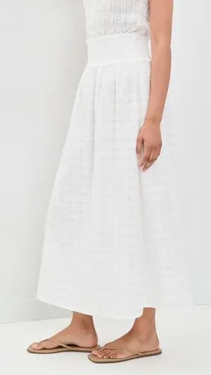 Hill House Home The Delphine Nap Skirt - White