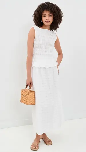 Hill House Home The Delphine Nap Skirt - White