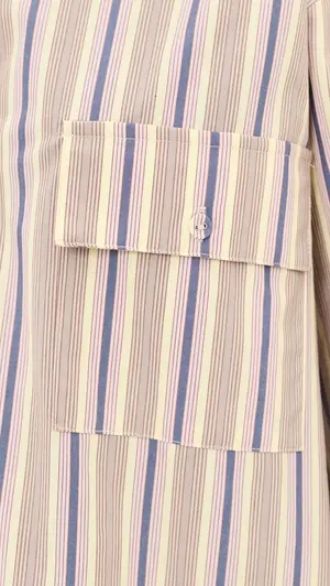 VRG GRL June Butter Striped Shirt