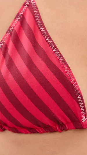 Frankies Bikinis Nick Satin Bikini Top