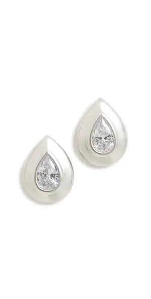 Shashi Carson Studs - Silver