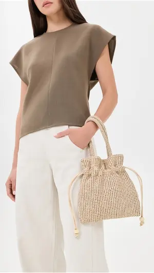 LOEFFLER RANDALL Kylie Drawstring Pouch