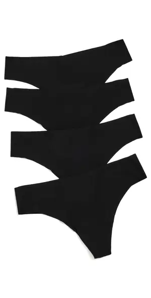 Commando Butter Mid-rise Thongs 3 Pack - Multi