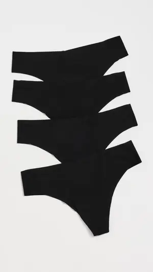 Commando Butter Mid-rise Thongs 3 Pack