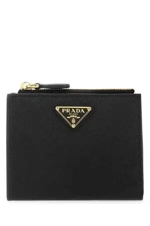 Prada Leather Wallet - Black
