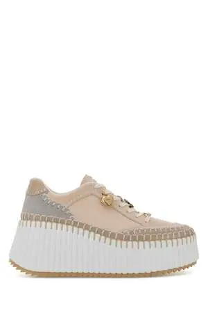 Chloé Nama Platform Sneakers - Pink