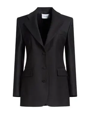 LARDINI Blazer Size Wool - Black